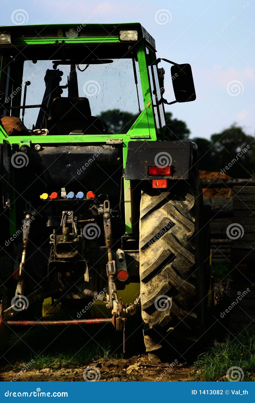 Tractor stock photo. Image of farm, equipment, diesel - 1413082