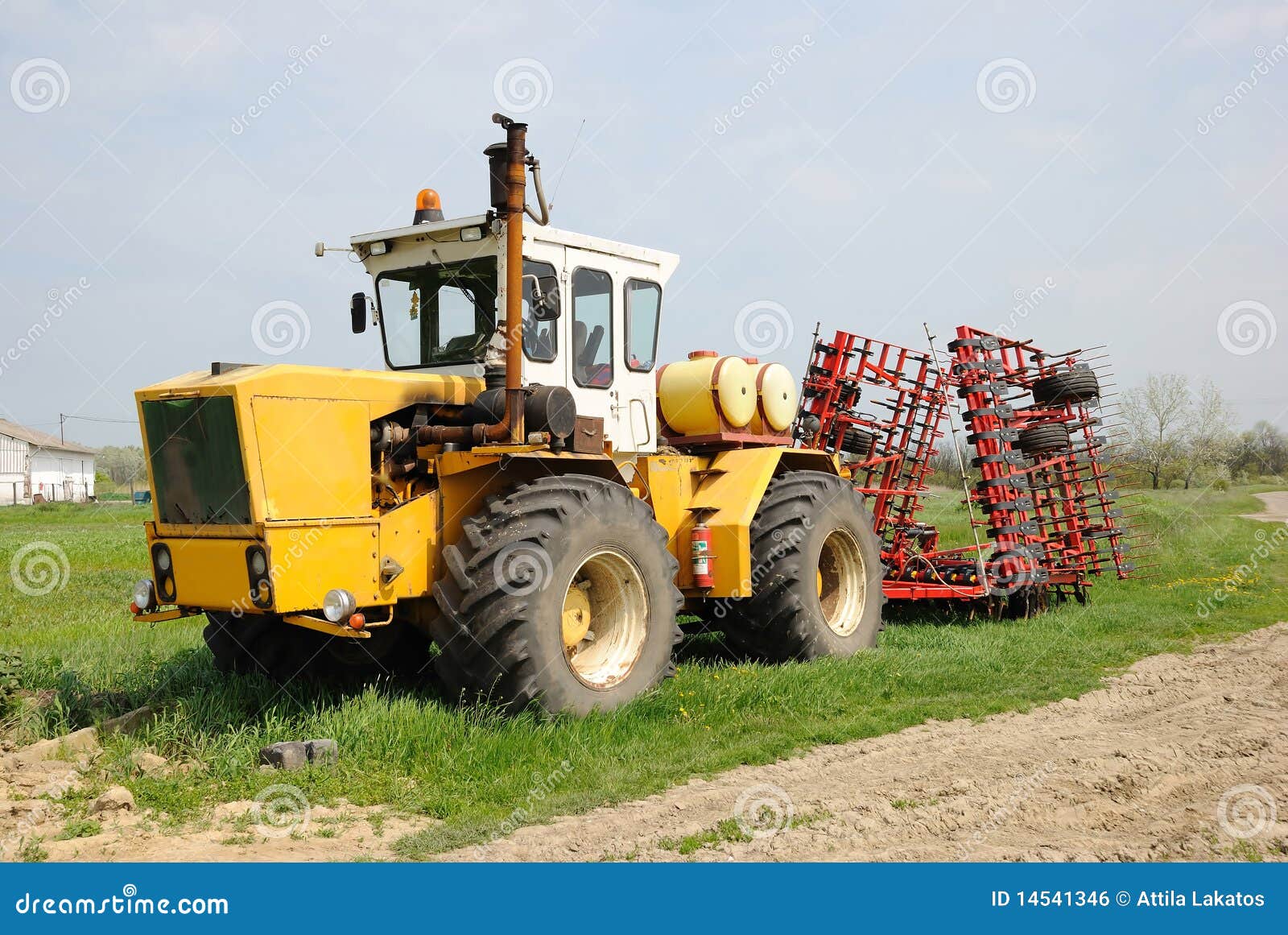 Tractor stock photo. Image of machine, industry, agricultural - 14541346