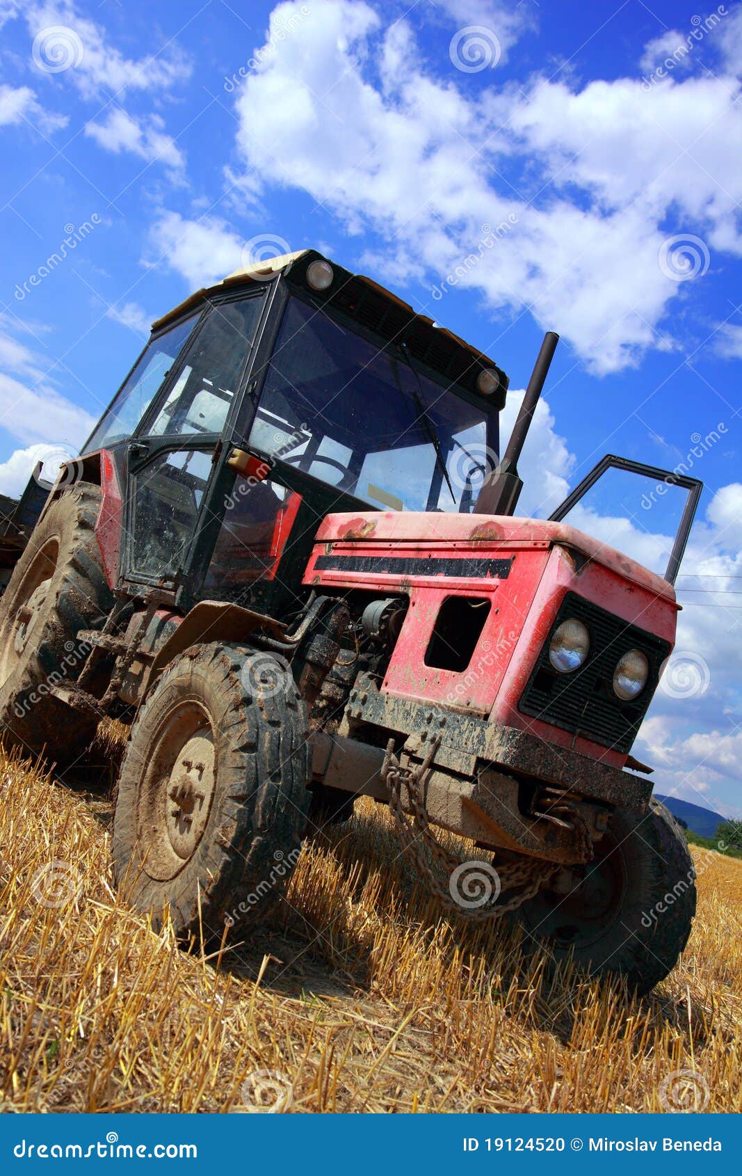 Tractor stock photo. Image of green, environment, natural - 19124520