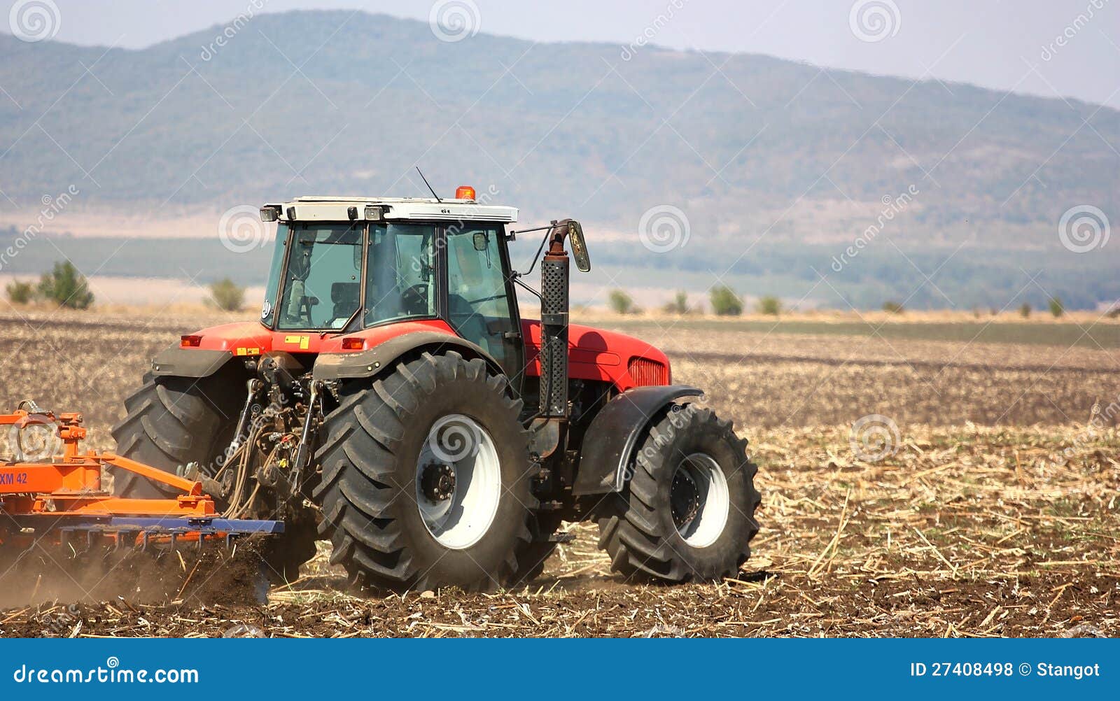 Tractor stock photo. Image of object, business, agriculture - 27408498
