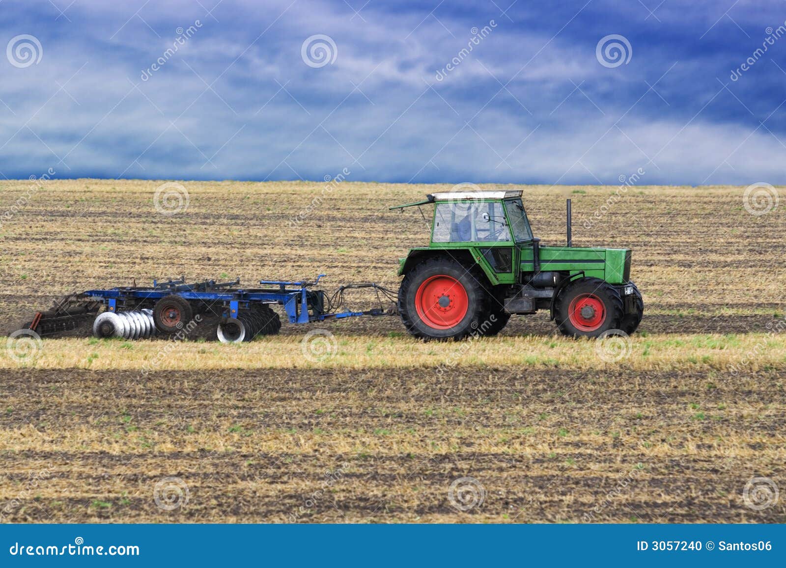 Tractor stock photo. Image of field, economy, machine - 3057240