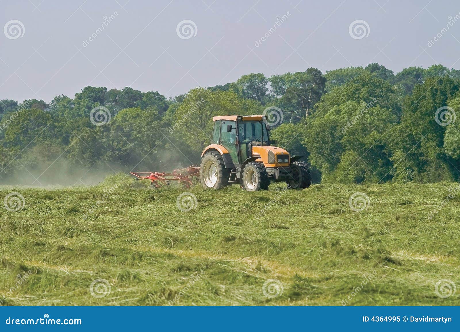 Tractor stock image. Image of spring, land, country, farming - 4364995