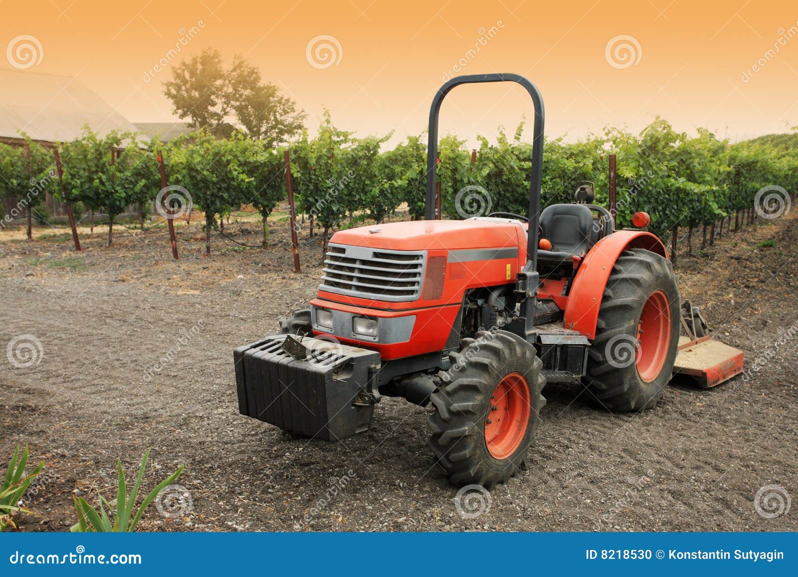 Tractor stock photo. Image of crop, small, environment - 8218530