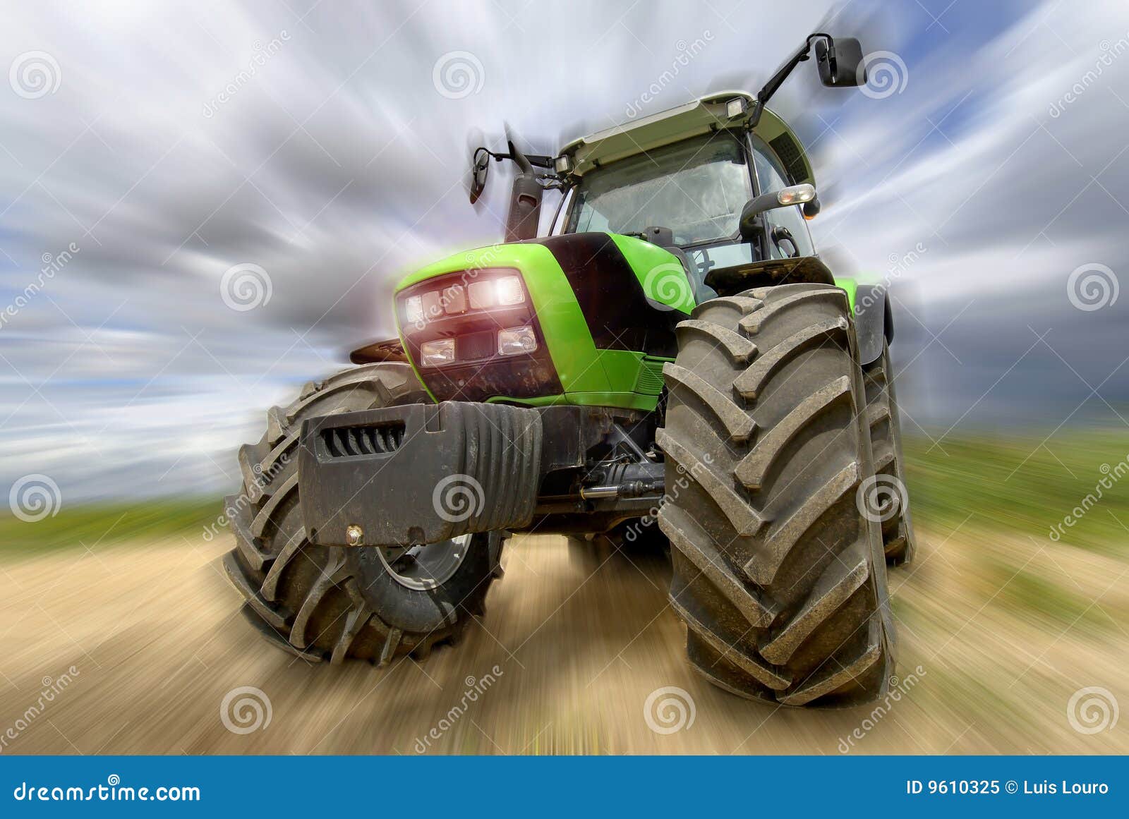 Tractor stock image. Image of nature, strength, machinery - 9610325