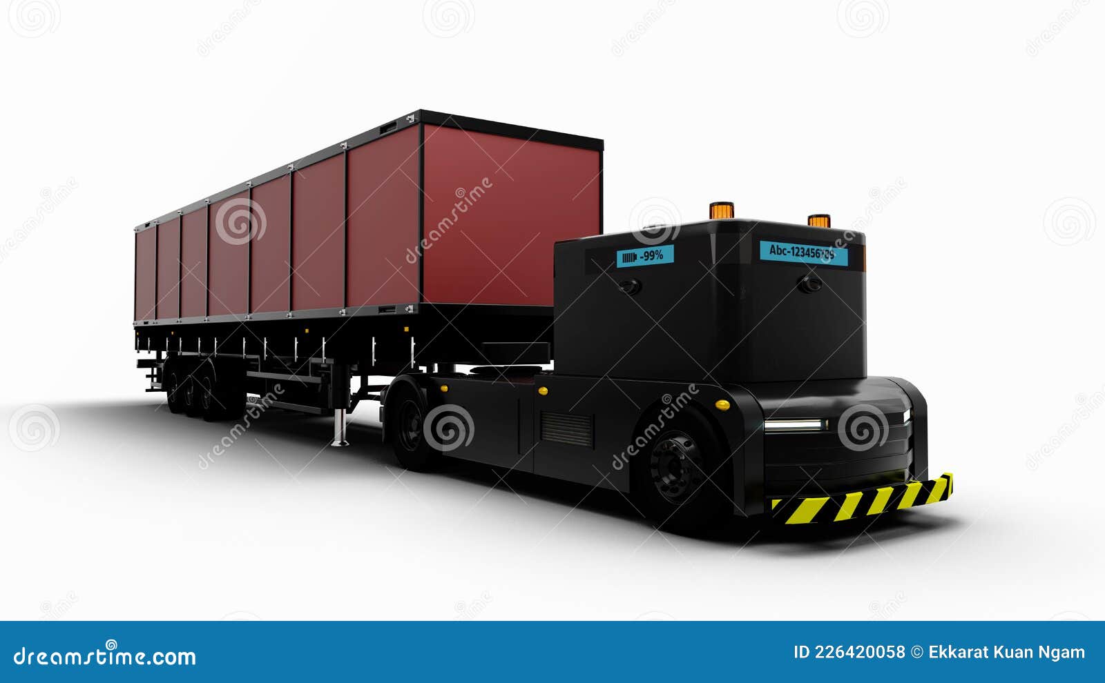 Tractor Automated Container Stock Illustration - Illustration of ... Tractor Automated Container Stock Illustration - Illustration of ...