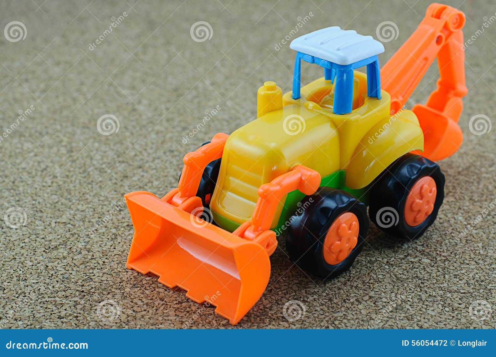 Tractor backhoe toy stock photo. Image of farm, vintge - 56054472