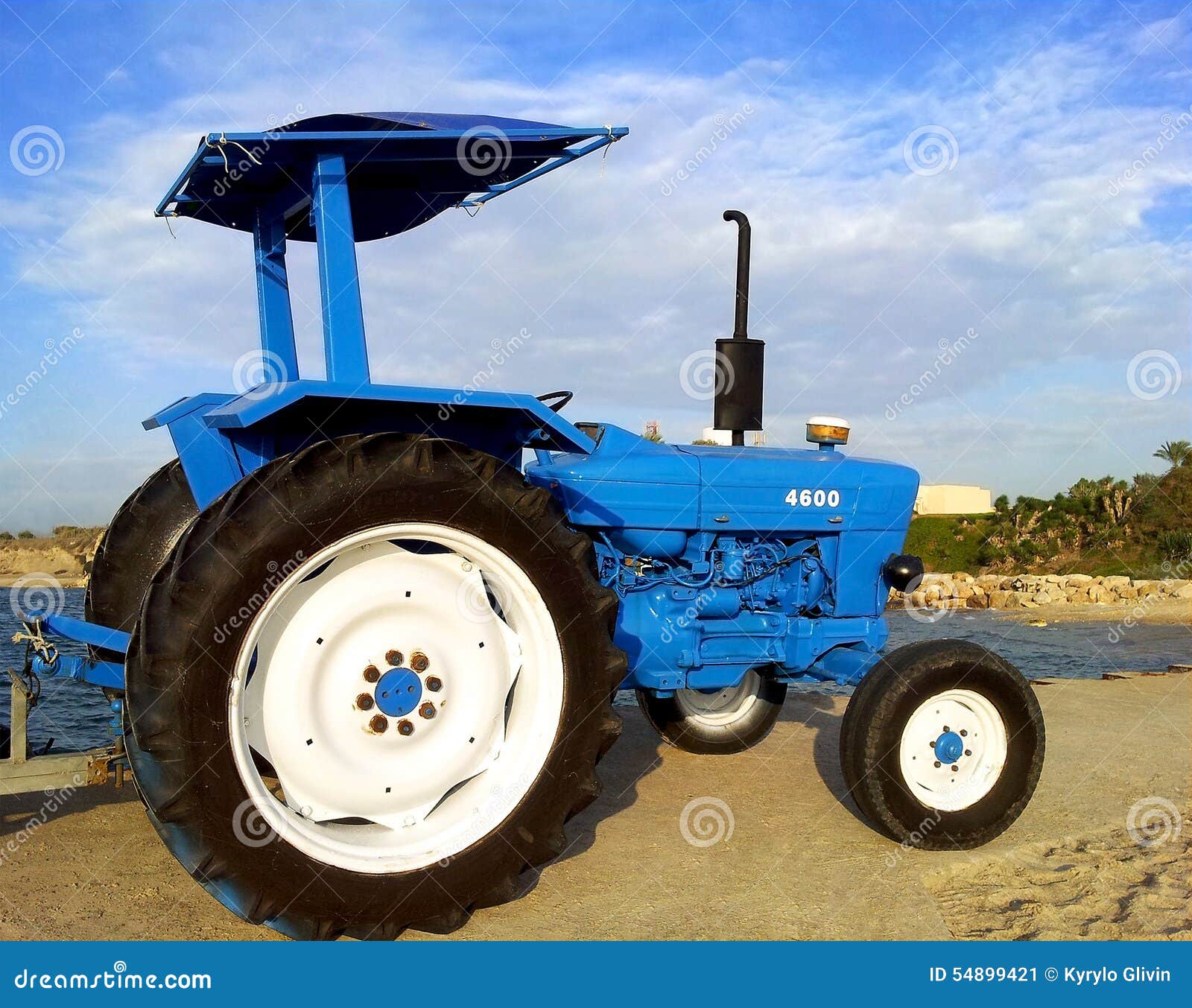 Tractor stock image. Image of summer, strength, power - 54899421