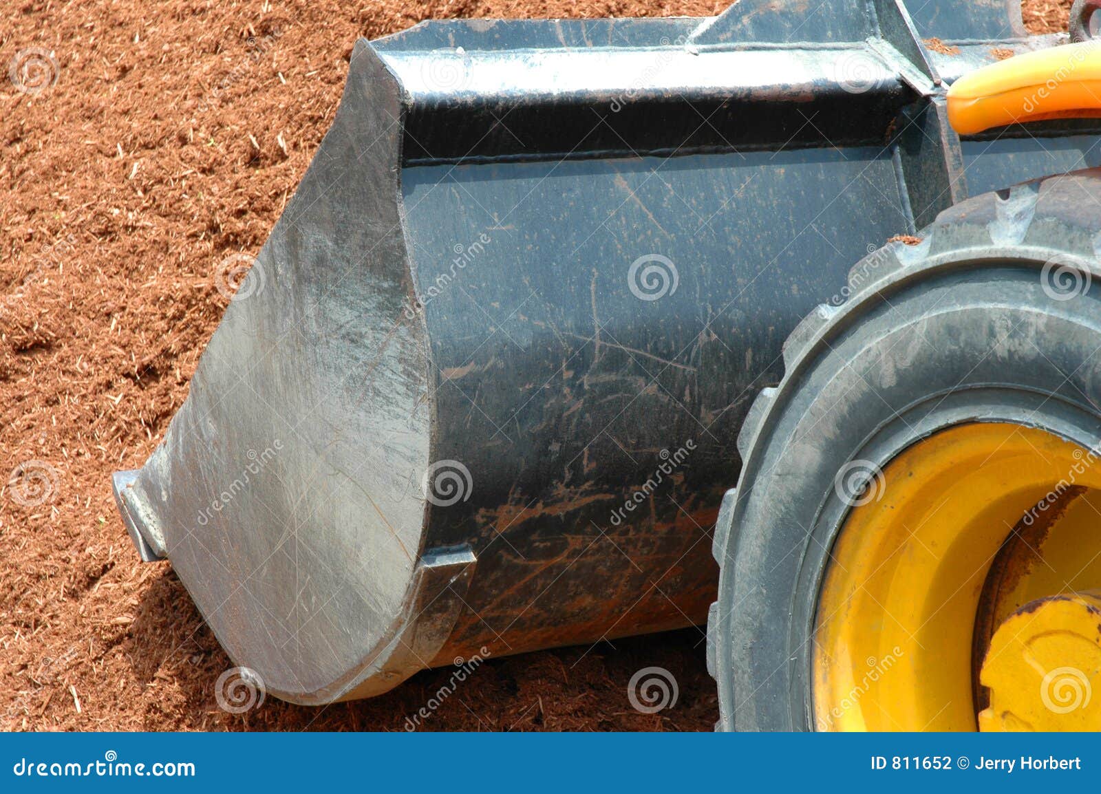 Tractor Carrying Load stock photo. Image of plow, dirt - 811652