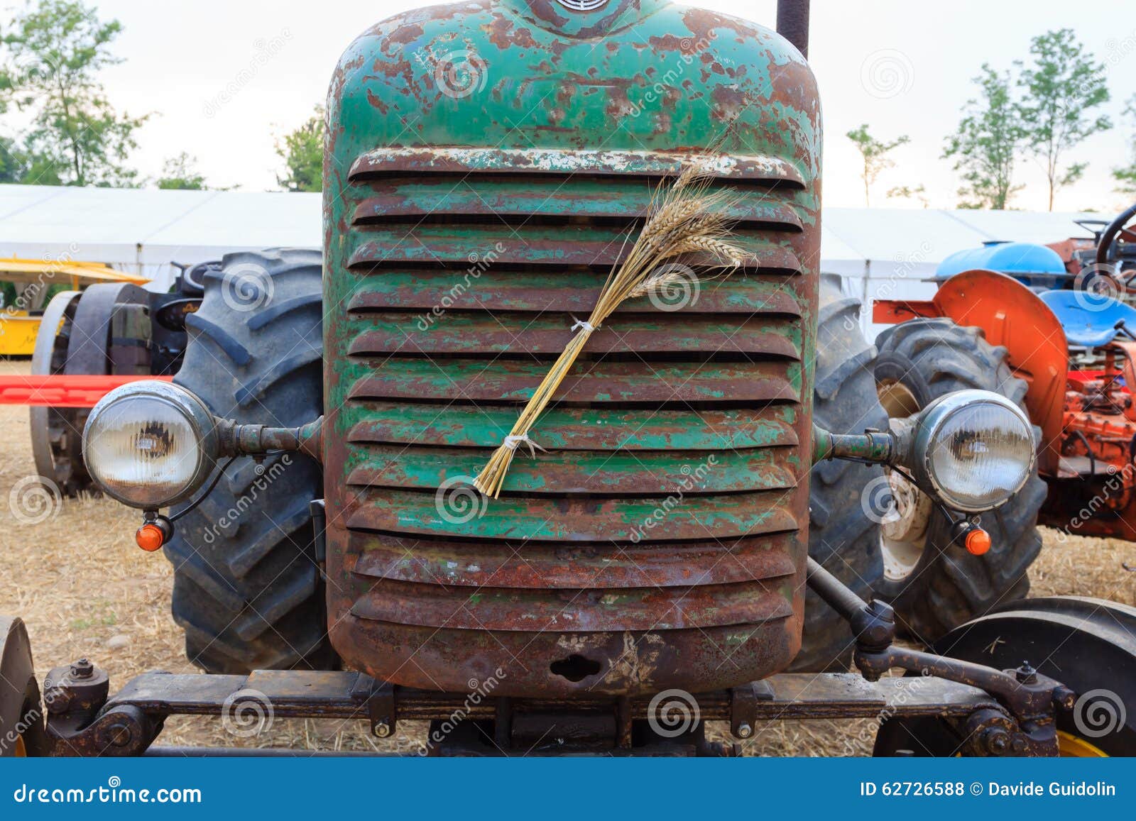 Tractor stock photo. Image of exhaust, country, rural - 62726588
