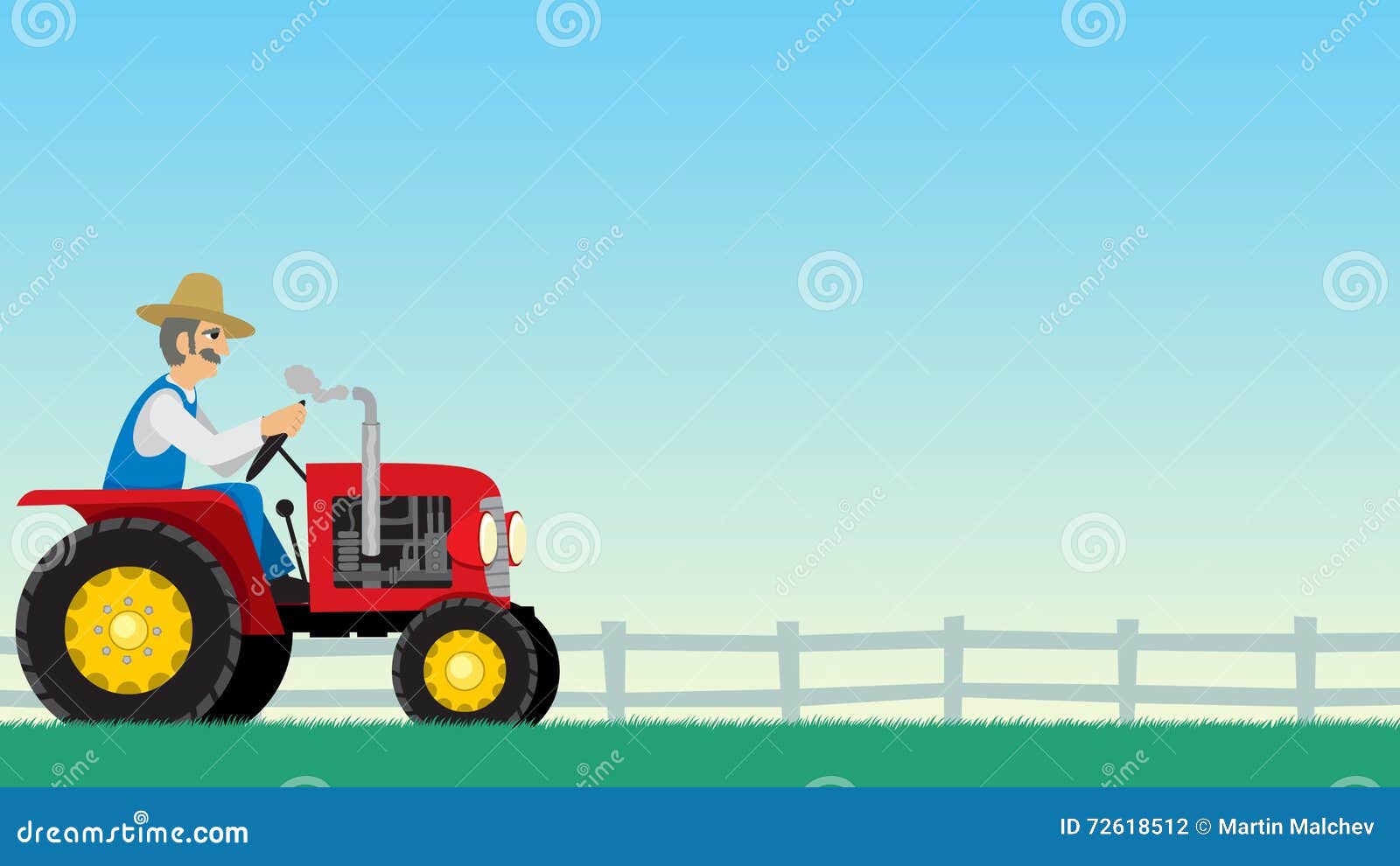 Tractor Cycle stock footage. Video of copyspace, blank - 72618512