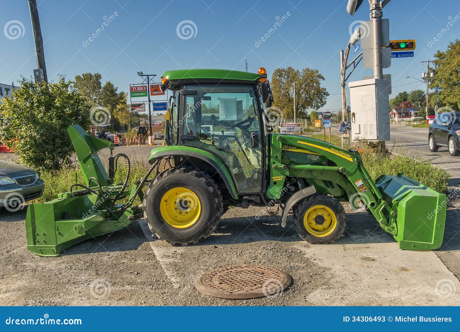 Tractor de John Deere foto de archivo editorial. Imagen de agricultura ...