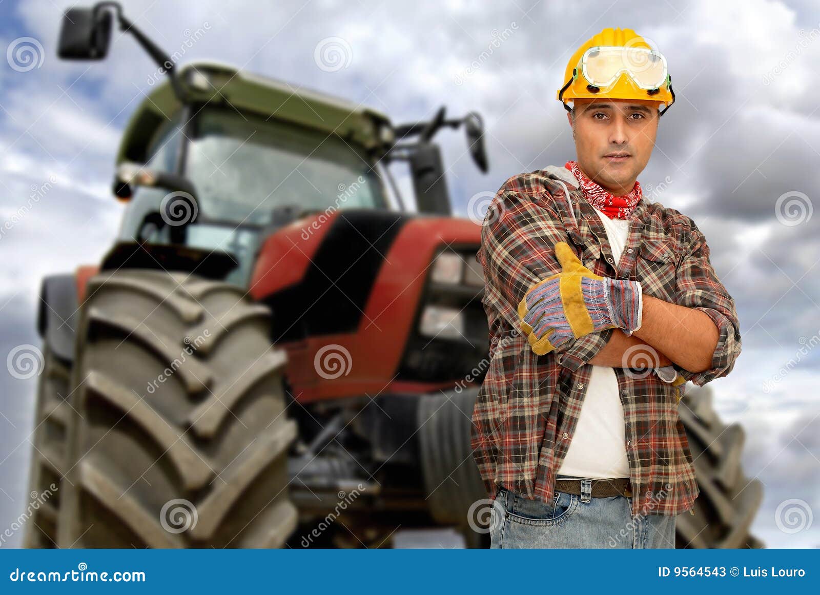Man Fixing Old Tractor Stock Photo | CartoonDealer.com #28536786 Man Fixing Old Tractor Stock Photo | CartoonDealer.com #28536786