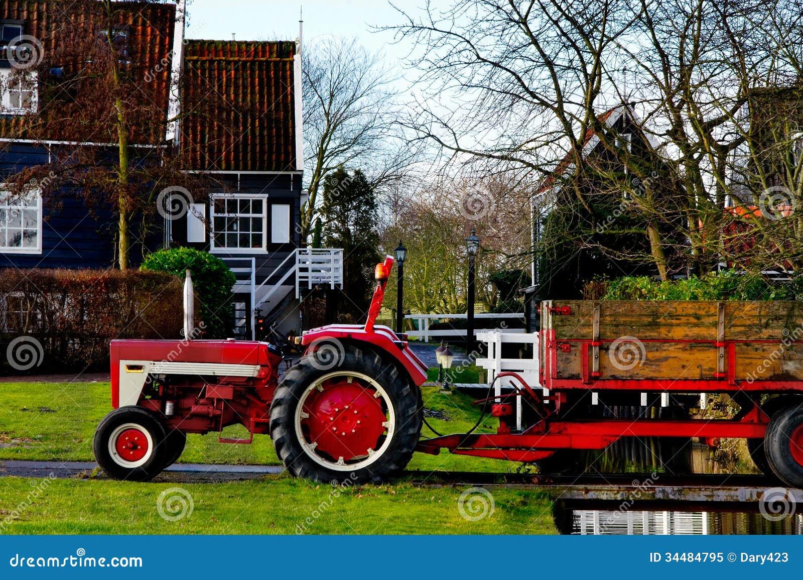 Tractor stock image. Image of home, agro, mobile, aging - 34484795