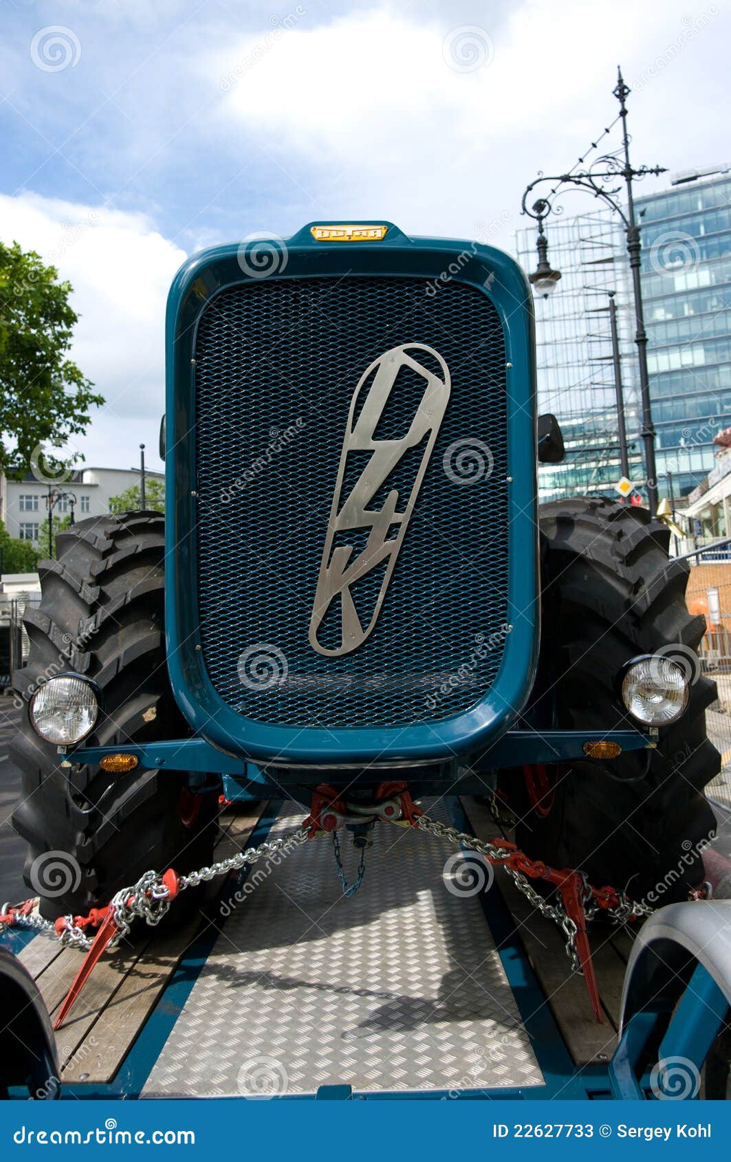 Tractor Dutra D4K the Trailer Editorial Stock Photo - Image of tractor ...