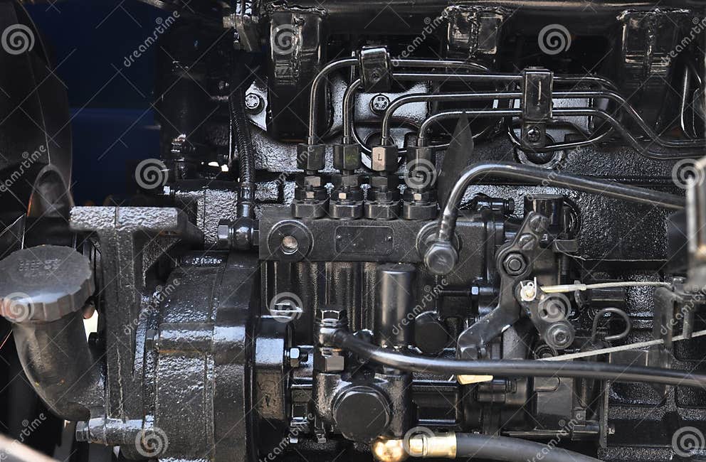 Tractor engine stock image. Image of tractor, technology - 17768467