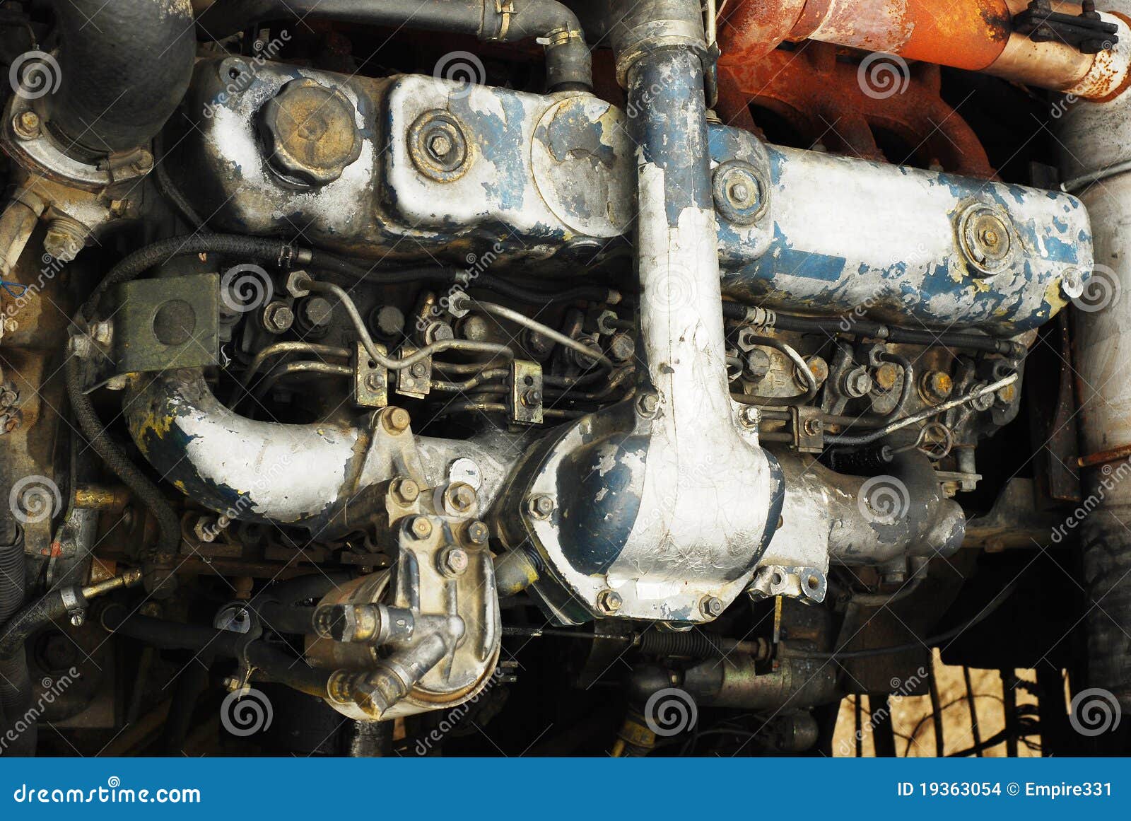 Tractor engine stock photo. Image of vehicle, mechanic - 19363054