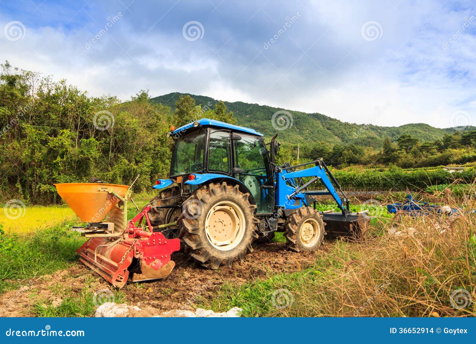 Tractor stock photo. Image of tractor, culture, village - 36652914