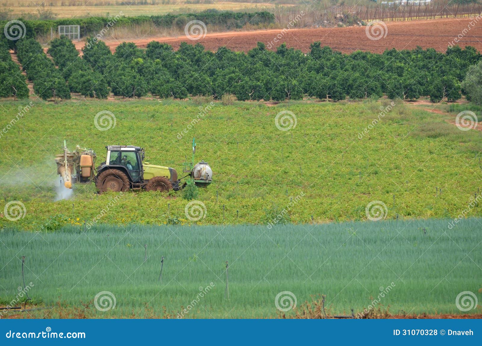 Tractor Farming stock photo. Image of farm, environment - 31070328