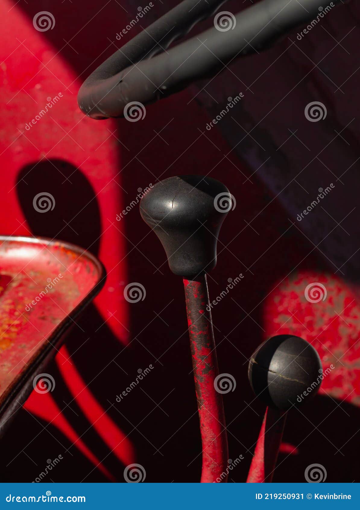 Tractor Gear Shift Levers stock image. Image of cockshutt - 219250931