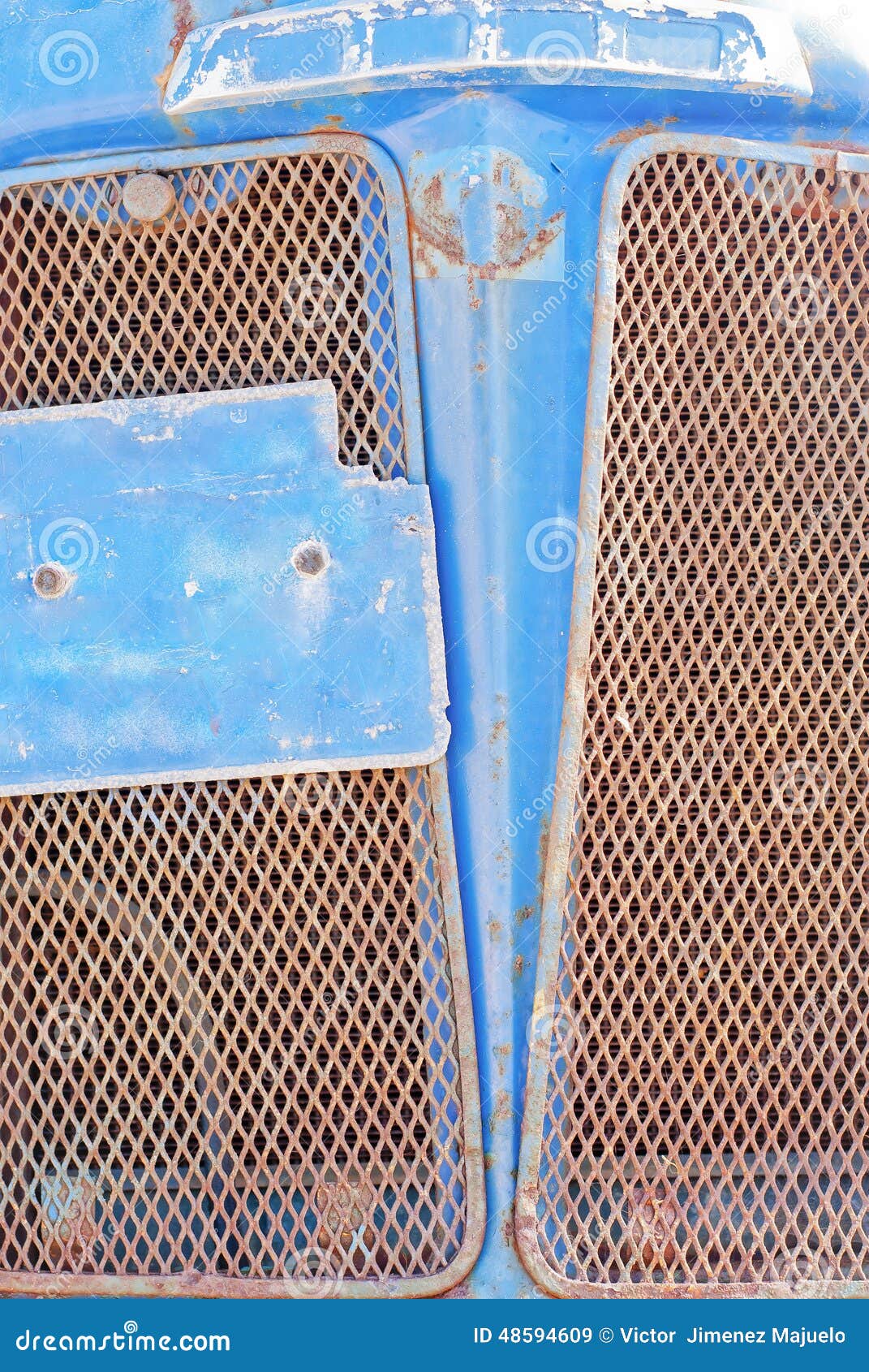 Tractor grille stock image. Image of automobile, original - 48594609