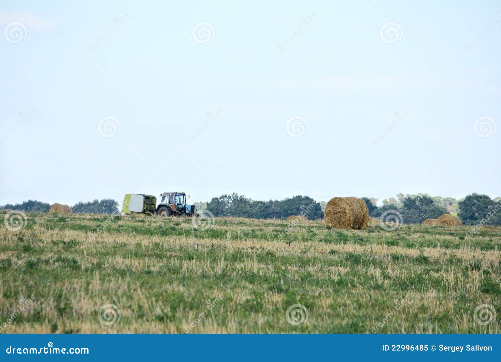 Tractor harvesting crop stock image. Image of industry - 22996485