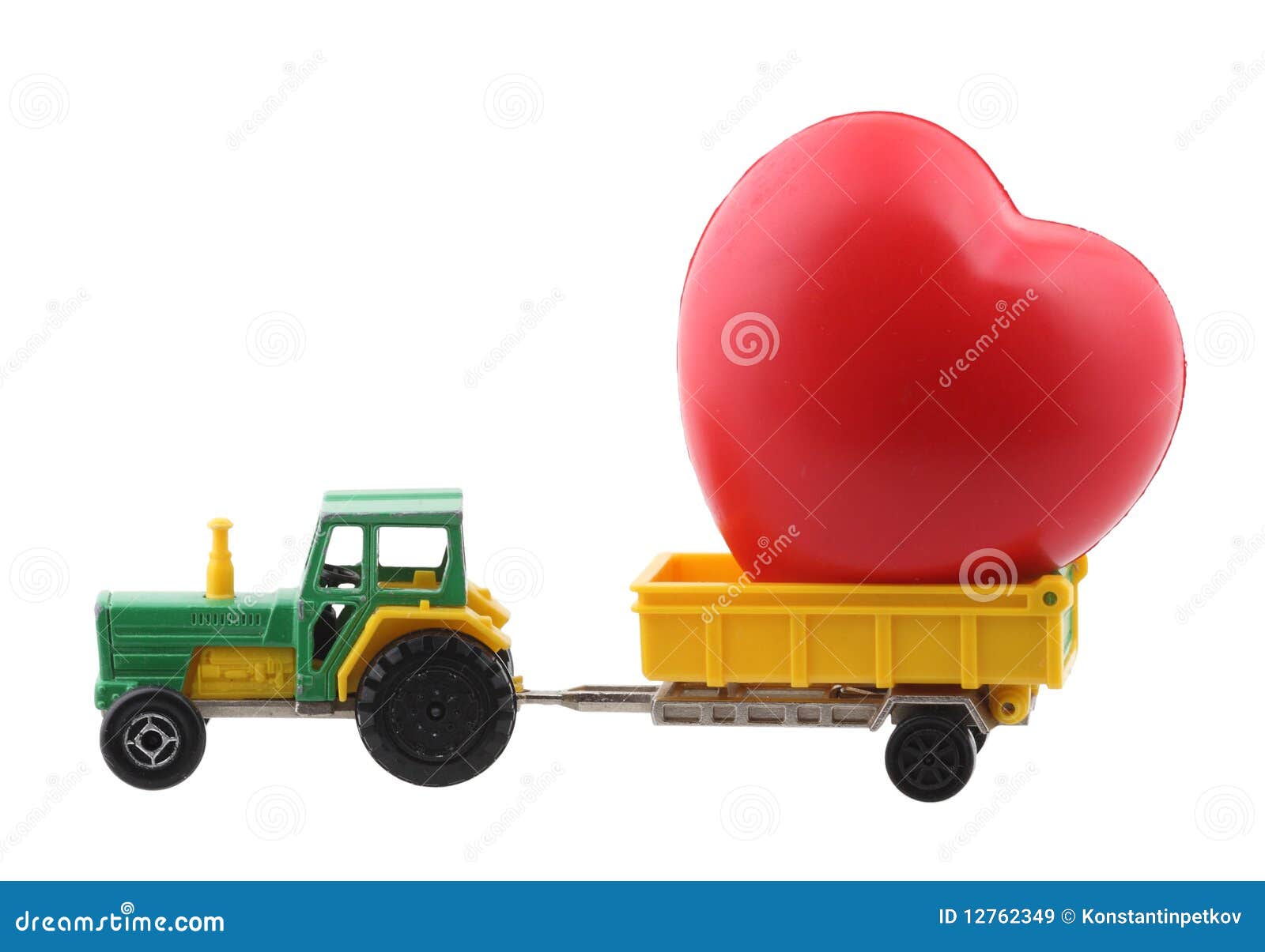 Tractor and heart stock image. Image of wheel, love, huge - 12762349