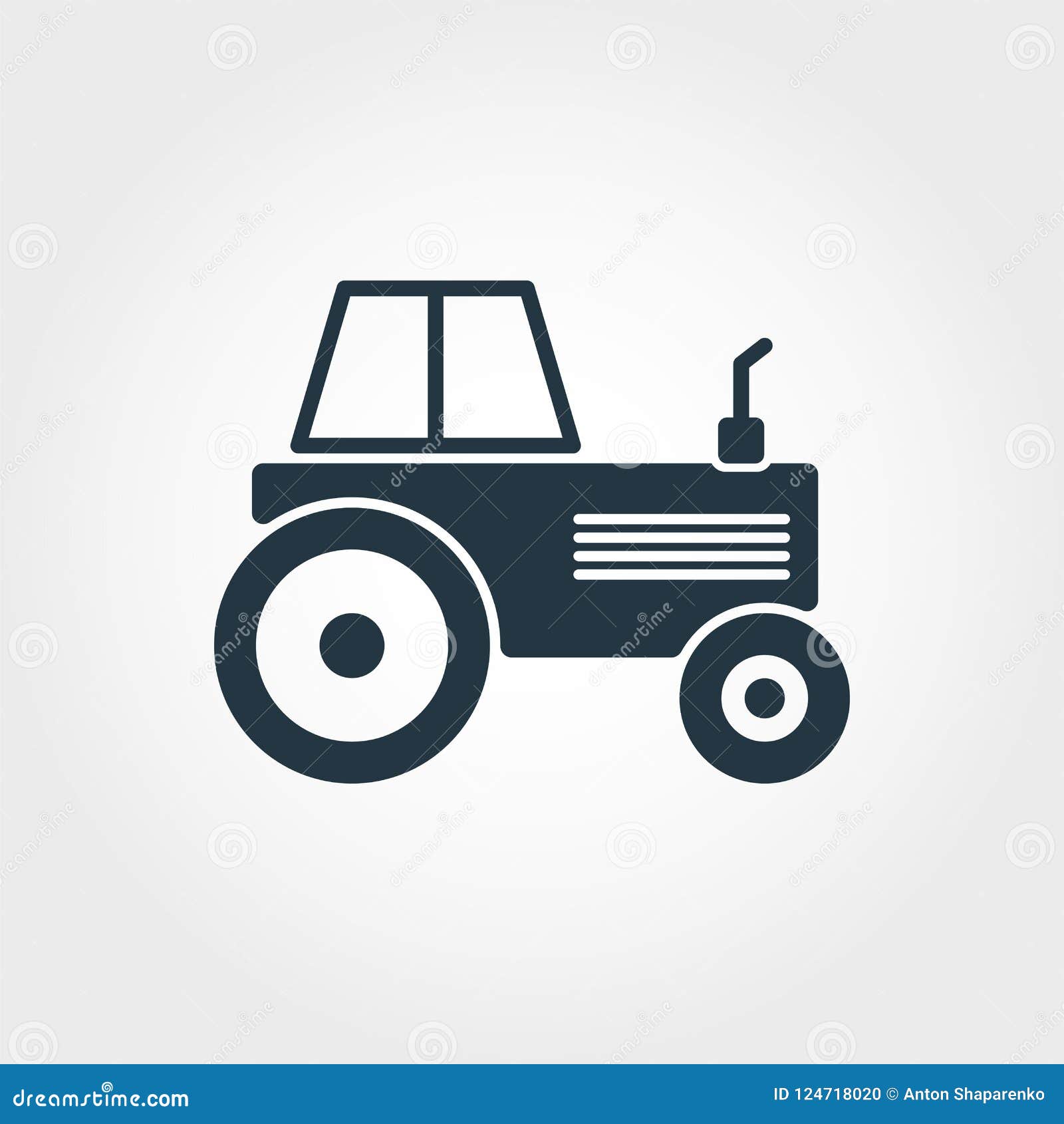 Tractor Icon. Simple Element Illustration. Tractor Pixel Perfect Icon ...