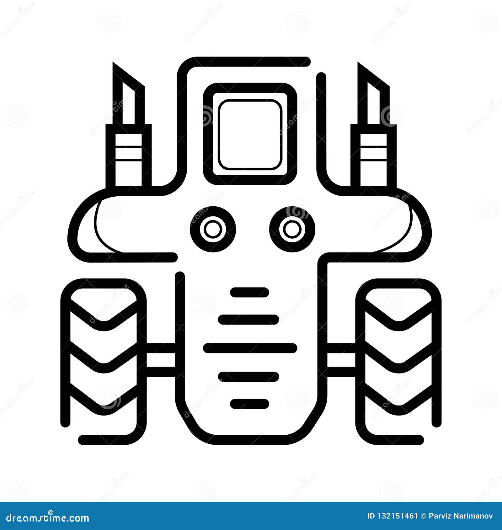 Tractor icon vector stock vector. Illustration of transport - 132151461