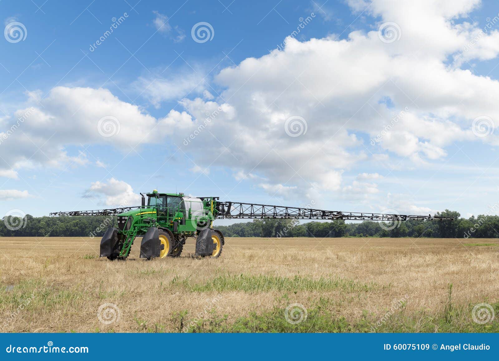 Tractor Irrigator stock image. Image of equipment, cultivator - 60075109