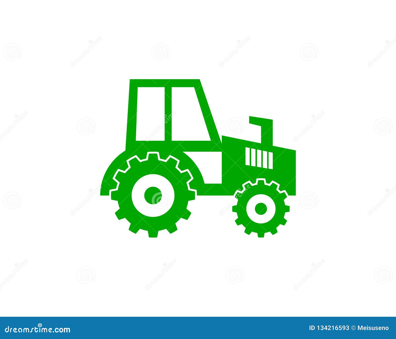 Tractor Logo Design vector illustratie. Illustration of achtergrond ...
