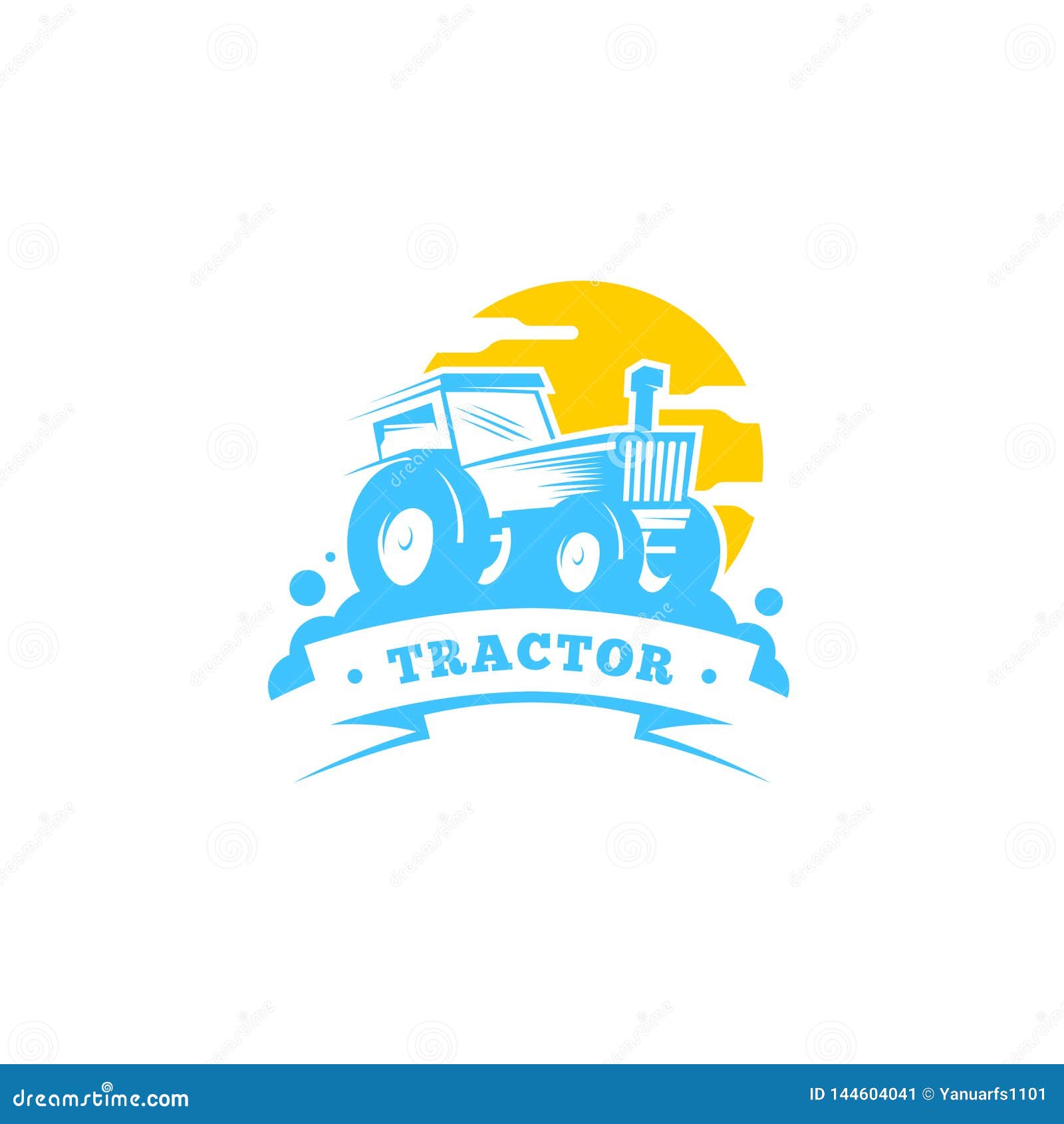 Tractor Logo Template Vector. Tractor Logo Concept. Farming Logo ...