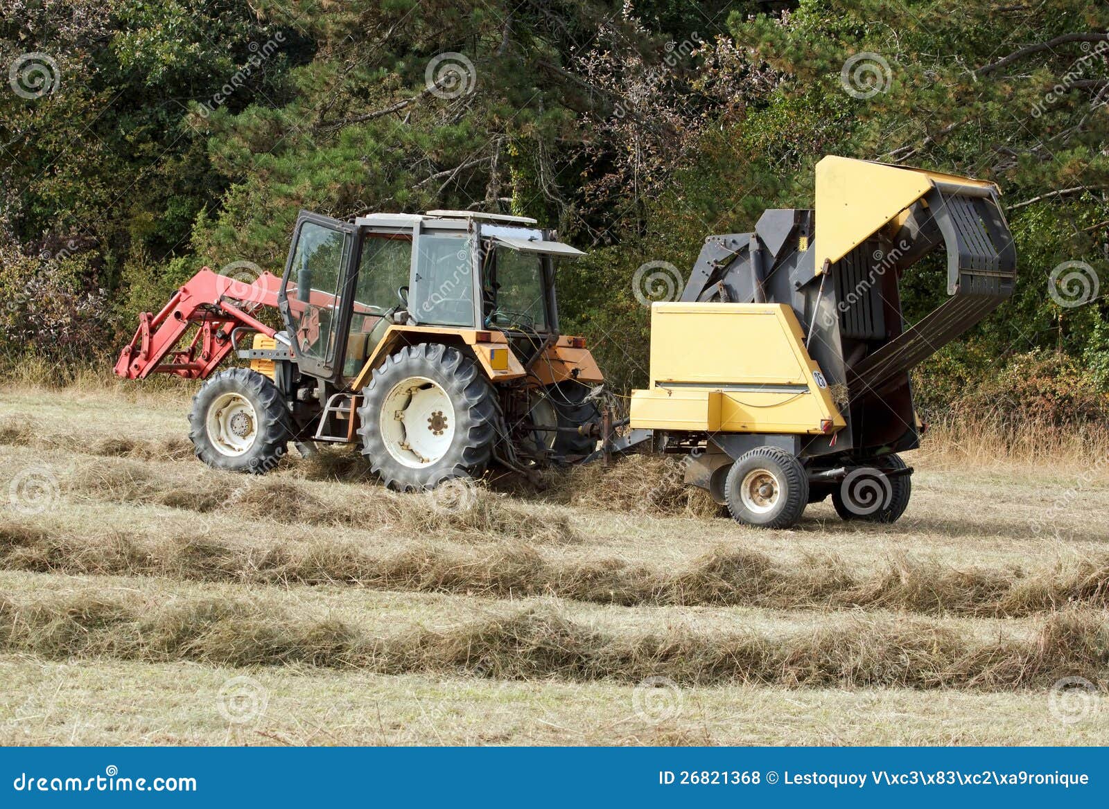 Tractor and machine stock photo. Image of time, transformation - 26821368