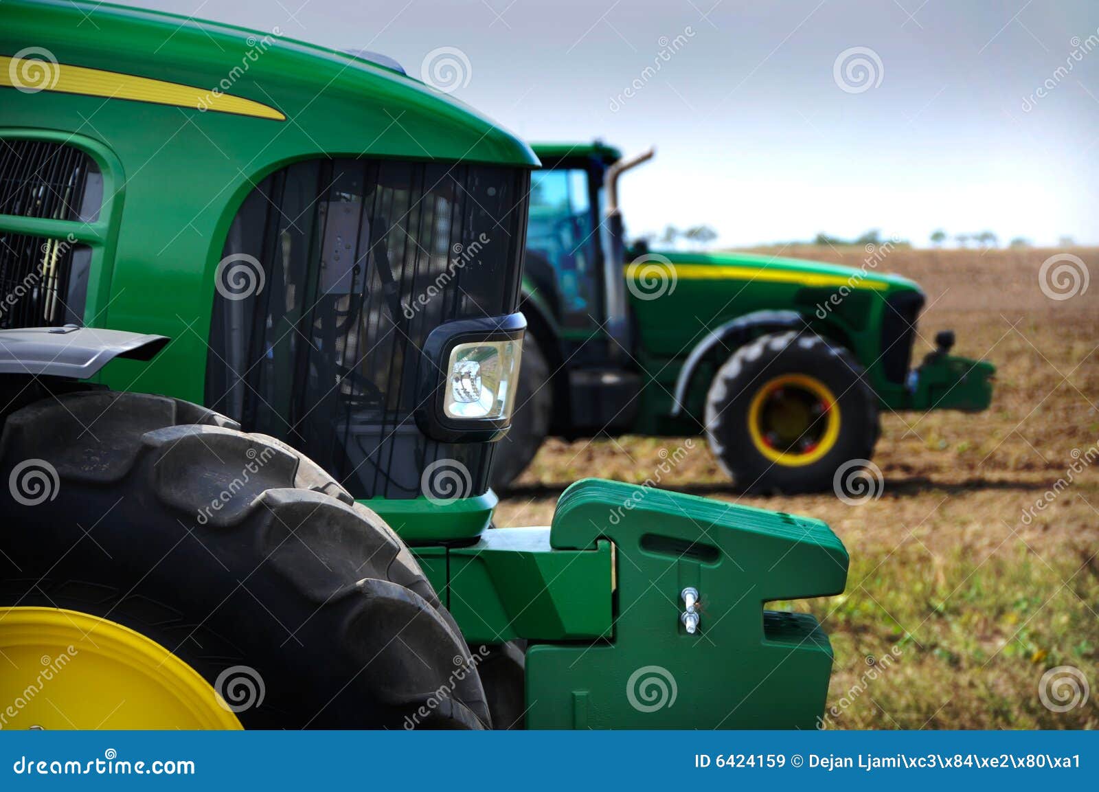 Tractor - Modern Agriculture Equipment Editorial Stock Image - Image of ...