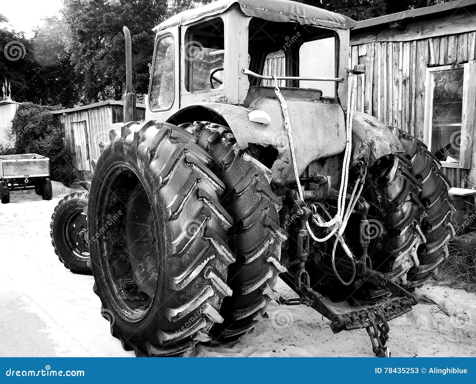 Tractor stock image. Image of tractor, vehicle, country - 78435253