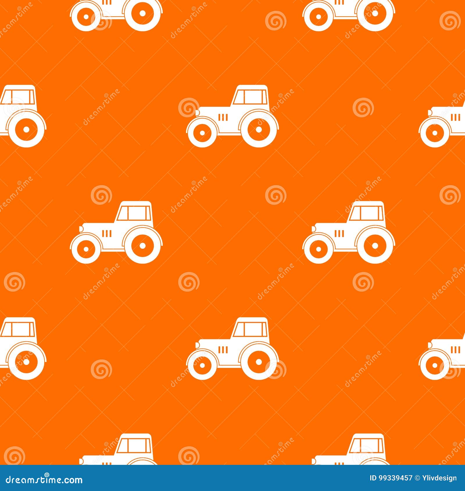 Tractor pattern seamless stock vector. Illustration of farmer - 99339457