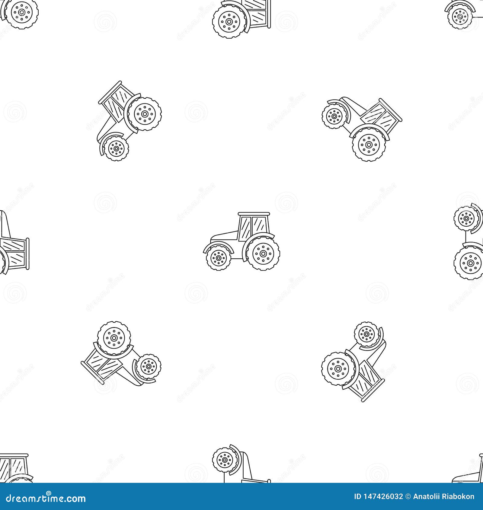 Tractor Pattern Seamless Vector Stock Vector - Illustration of ... Tractor Pattern Seamless Vector Stock Vector - Illustration of ...