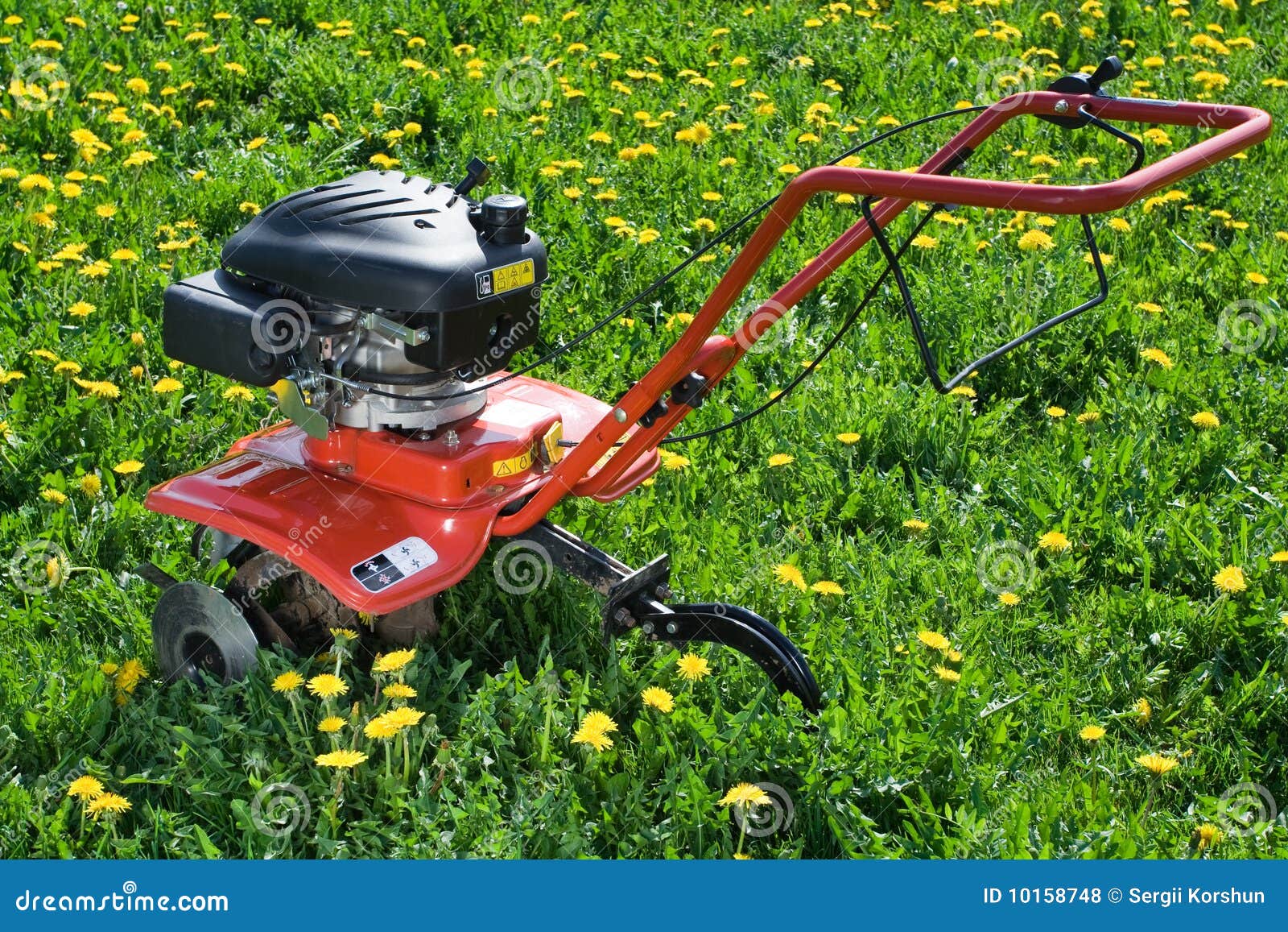 Tractor Plough from Back Side on the Field Stock Photo - Image of ...