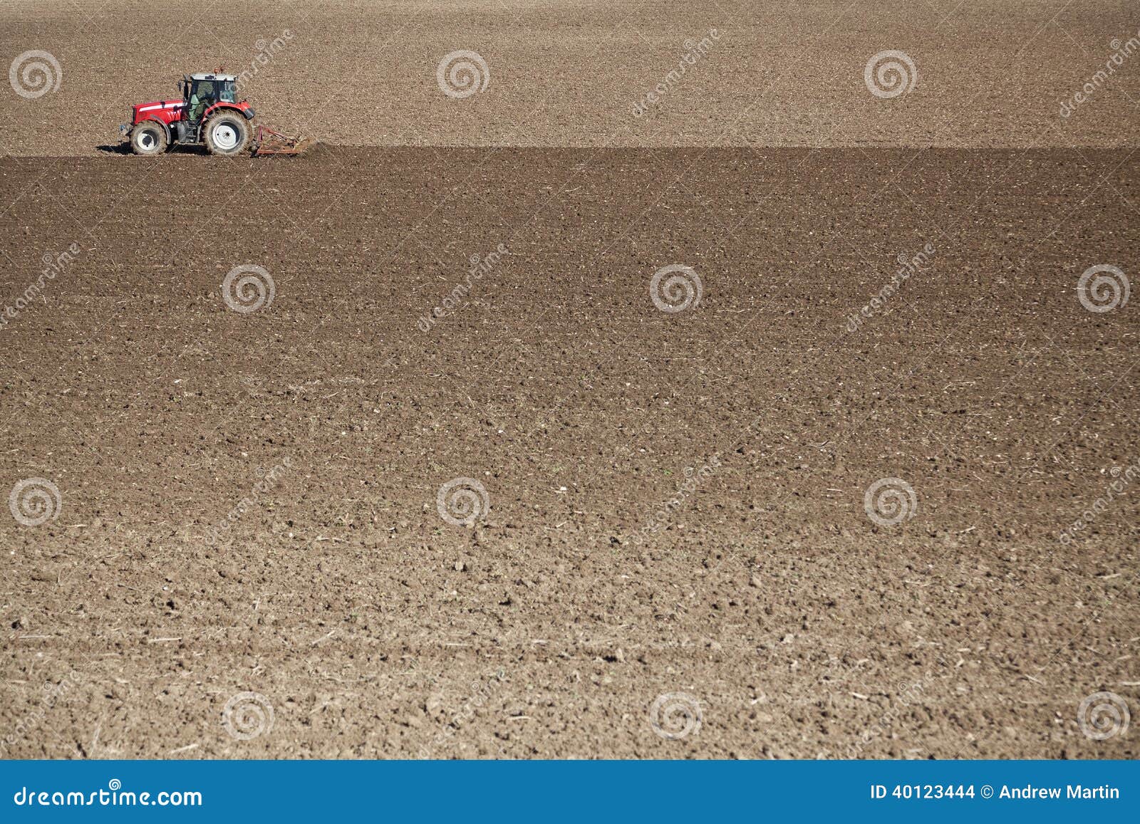 Tractor stock photo. Image of farmer, soil, furrow, agriculture - 40123444