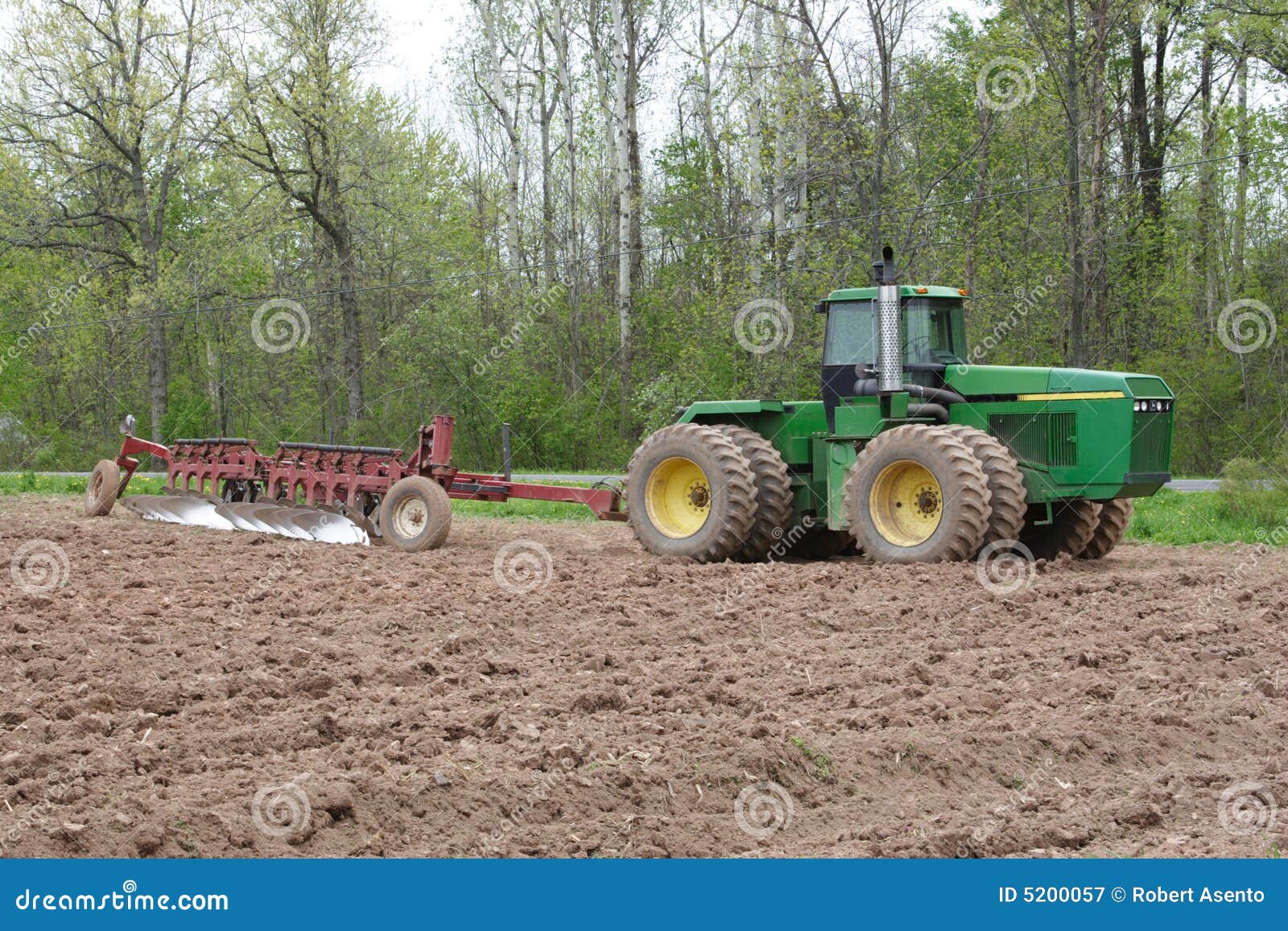 Tractor and Plow editorial photography. Image of farmer - 5200057