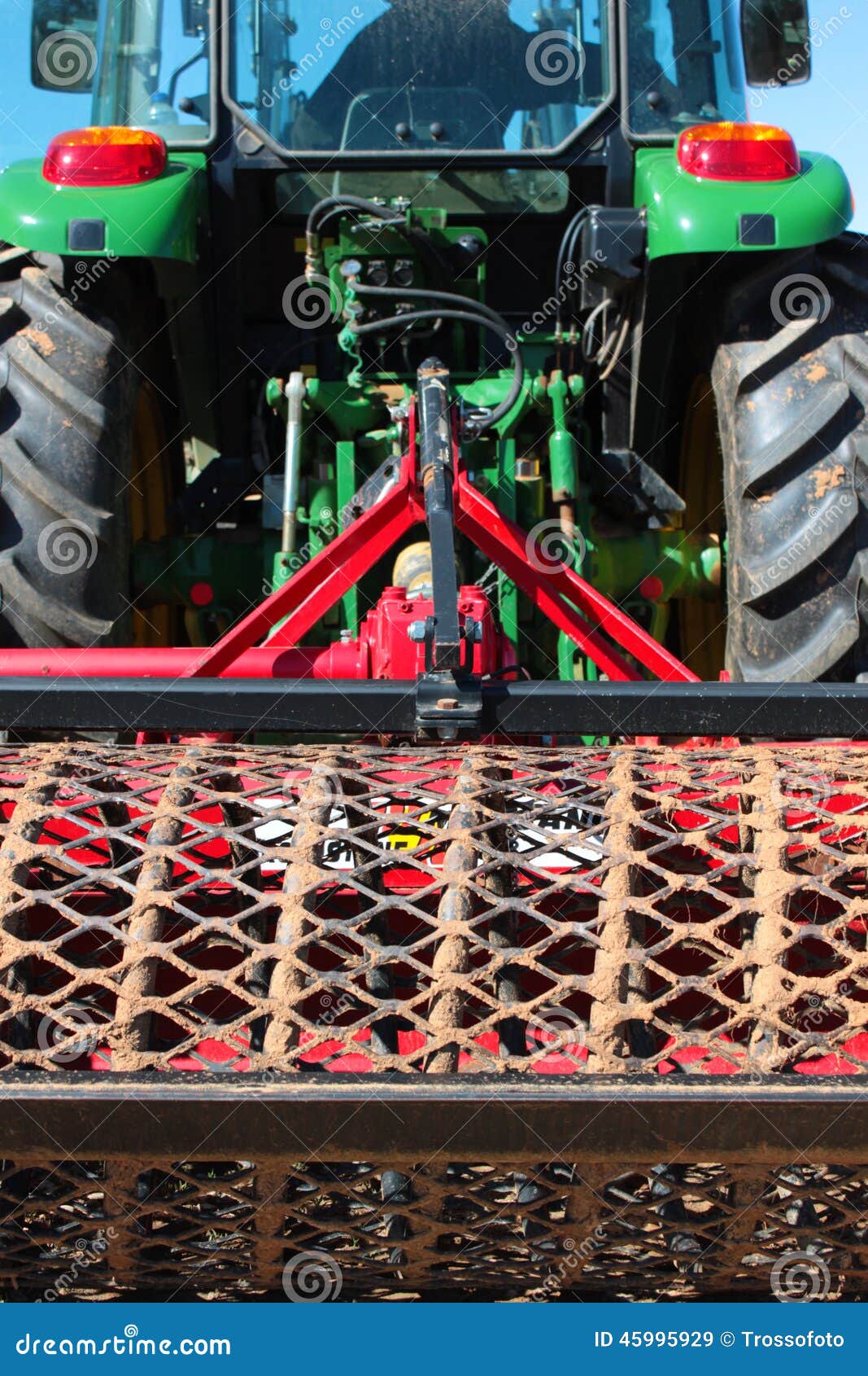 Tractor stock image. Image of land, children, livestock - 45995929