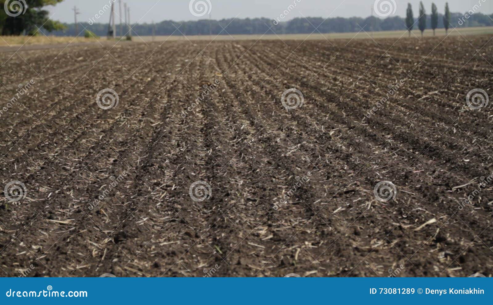 Tractor Plowing in a Dry Dusty Farm Stock Video - Video of daytime ...