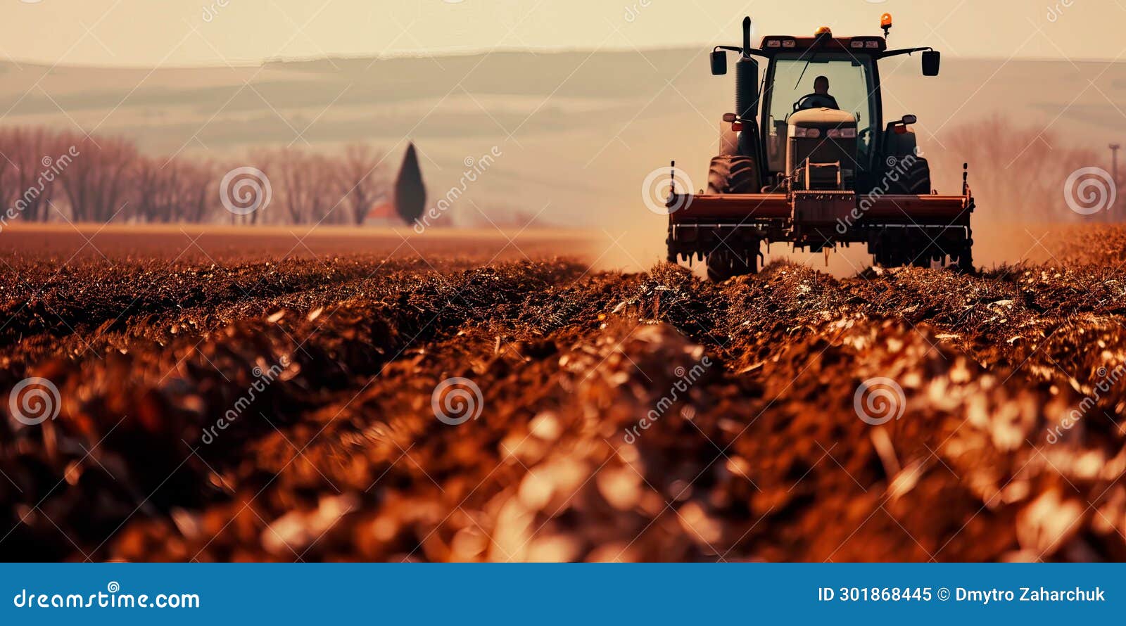 Mechanized Agriculture Linear Icon Vector Illustration | CartoonDealer ...