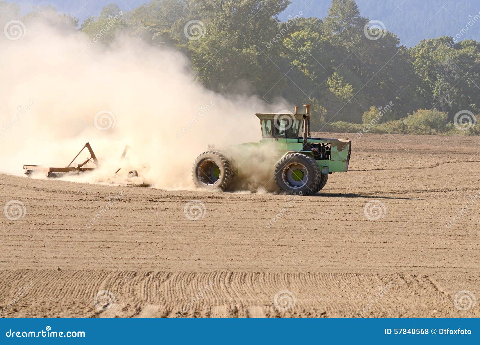 Tractor Prep stock photo. Image of cultivation, field - 57840568