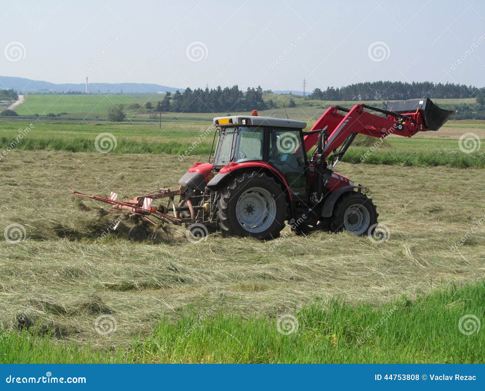 Tractor stock photo. Image of cultivation, farmland, driver - 44753808