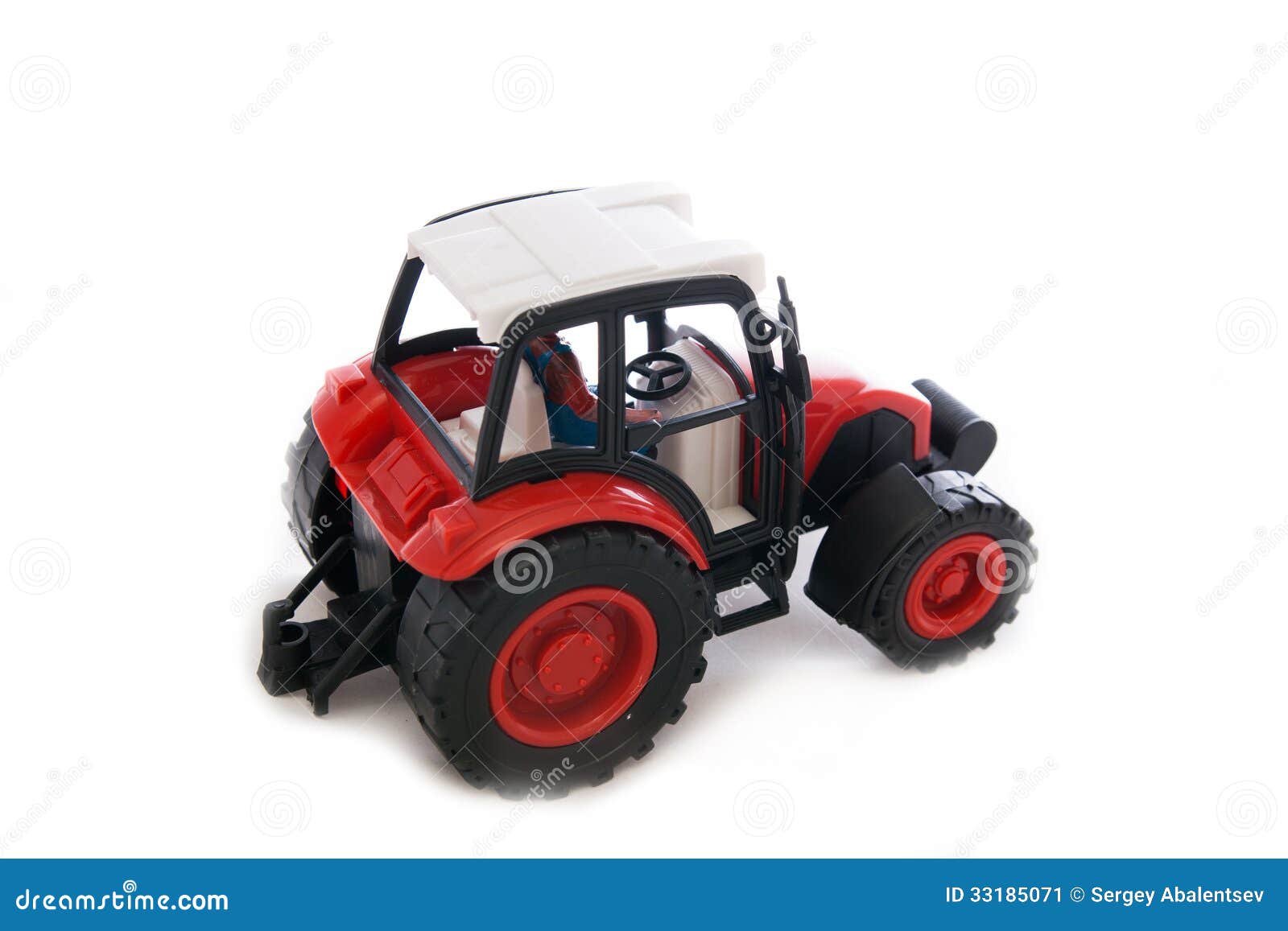 Tractor red toy stock image. Image of rare, collectible - 33185071