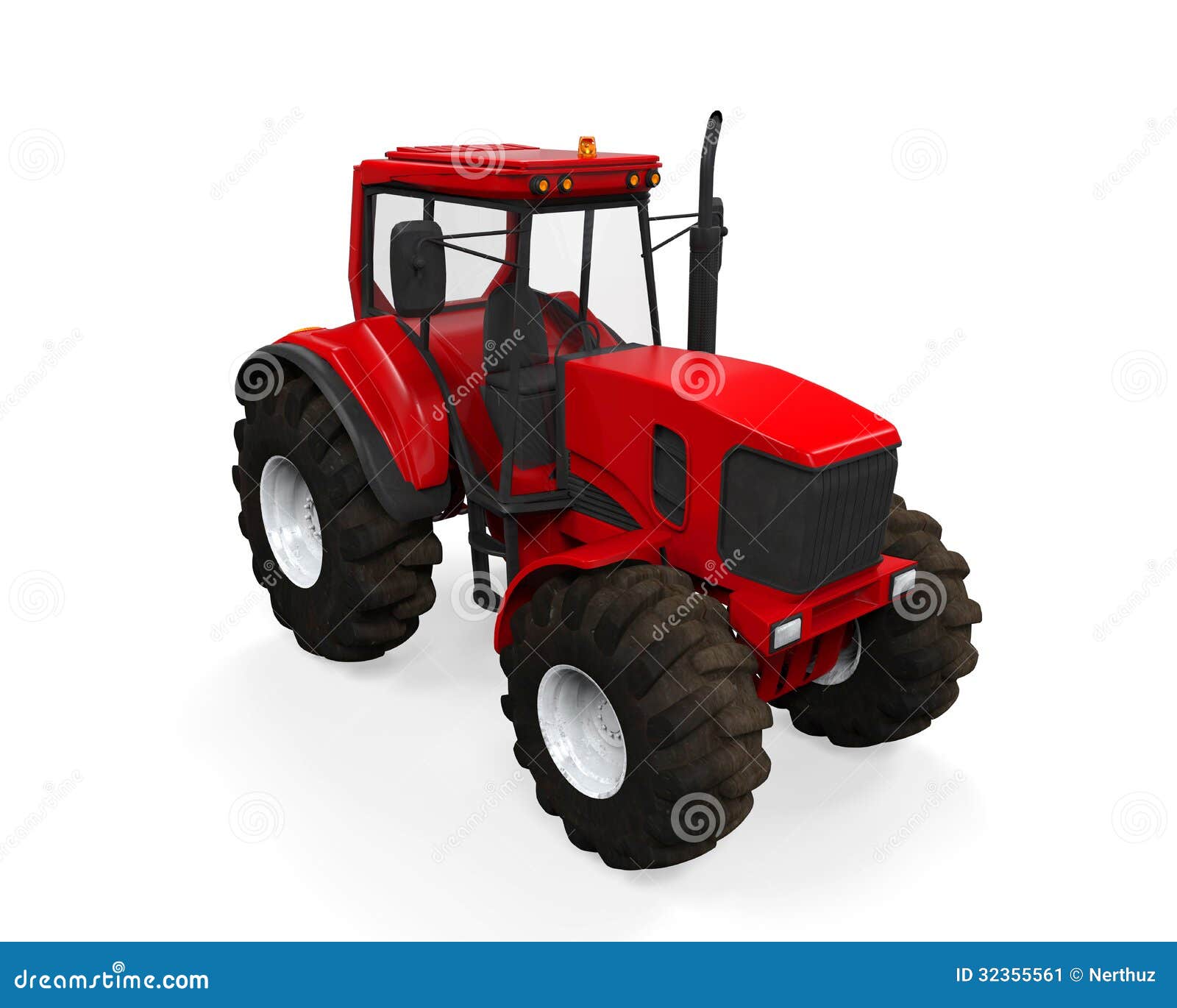 Tractor rojo aislado stock de ilustración. Ilustración de conducir ... Tractor rojo aislado stock de ilustración. Ilustración de conducir ...