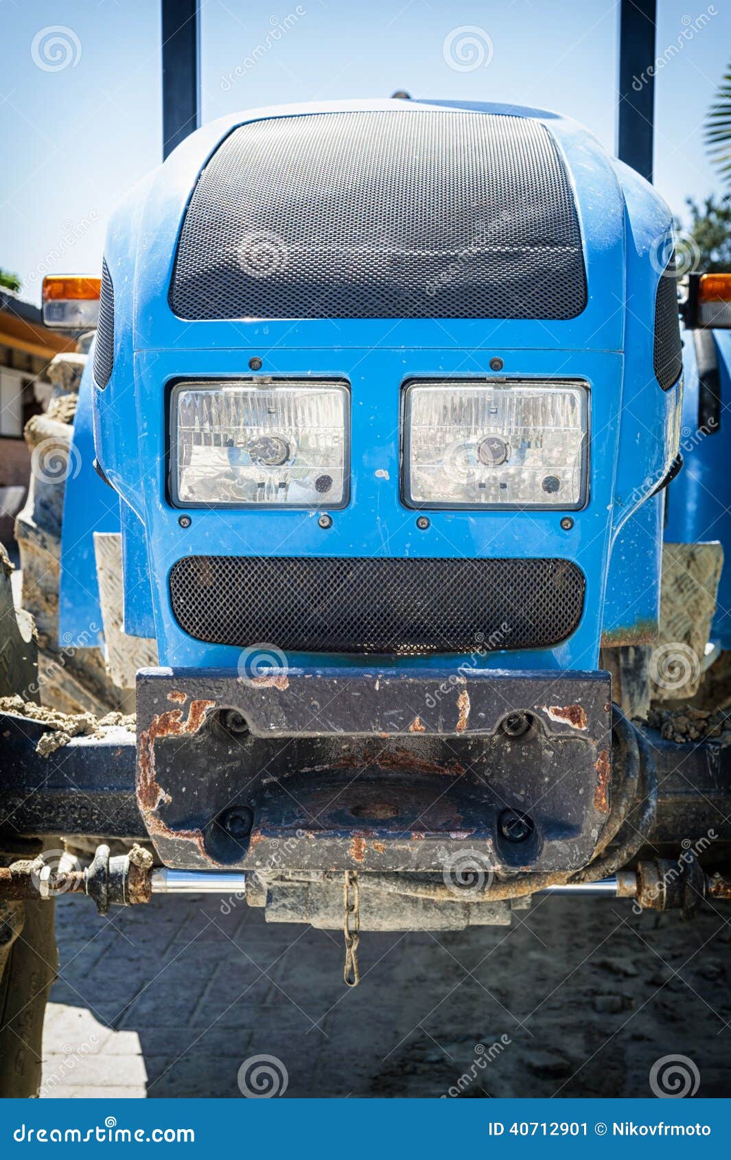 Tractor s front stock image. Image of face, tractors - 40712901