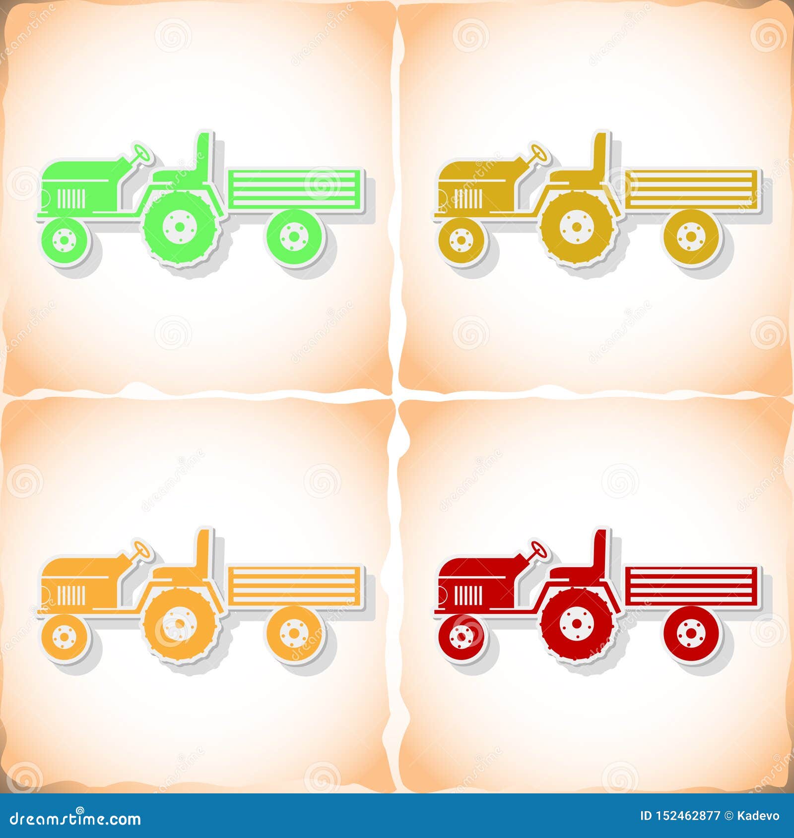 Tractor Paper Cut Toy. Kids Handmade Educational Game Printable 3d ...
