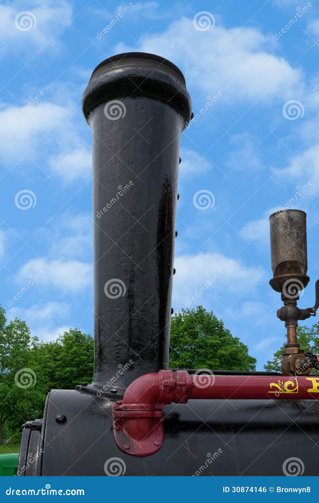 Tractor Smoke Stack stock photo. Image of machinery, vertical - 30874146