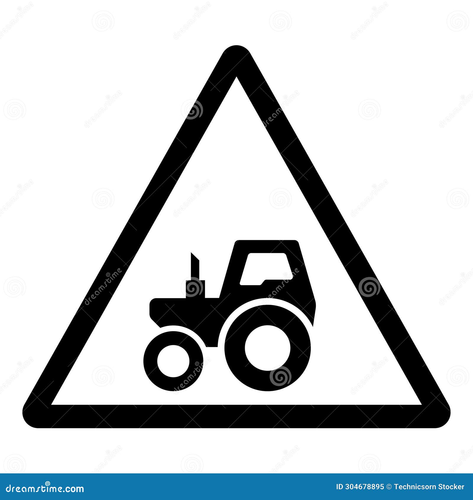 Tractor Symbol Sign,Vector Illustration, Isolate on White Background ...
